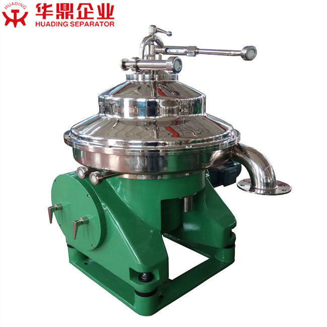 PLC Disc Stack Separator 5.5kw Disc Bowl Centrifuge Stainless Steel