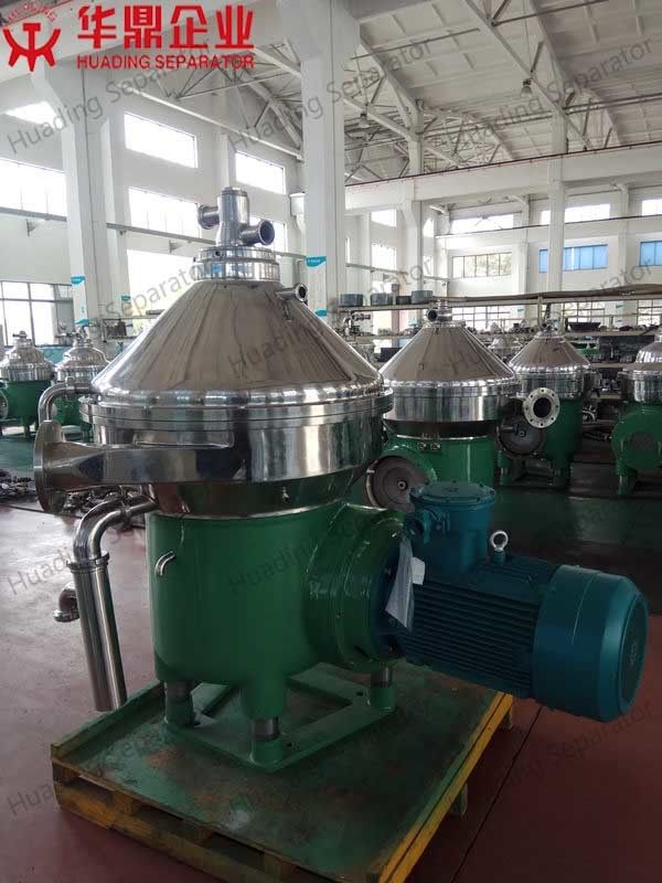 2 Phase Beverage Clarifier 5000L/H Disc Bowl Centrifuge Disk Stack ...