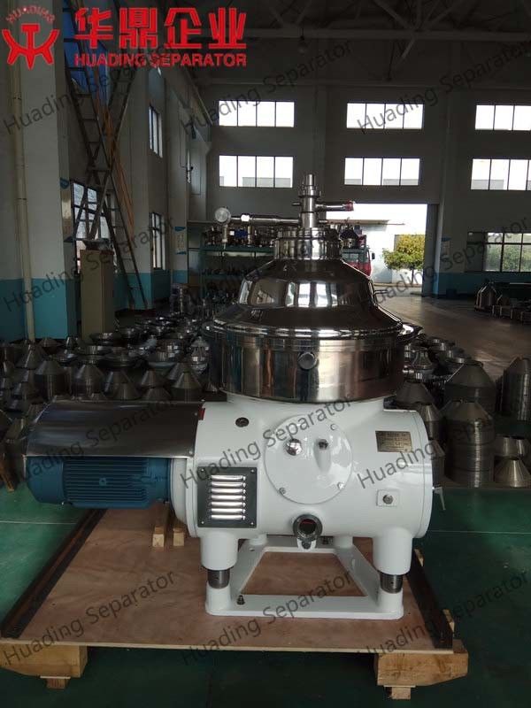 Ss 316L Milk Cream Extraction Machine Centrifugal Separator 1000l H